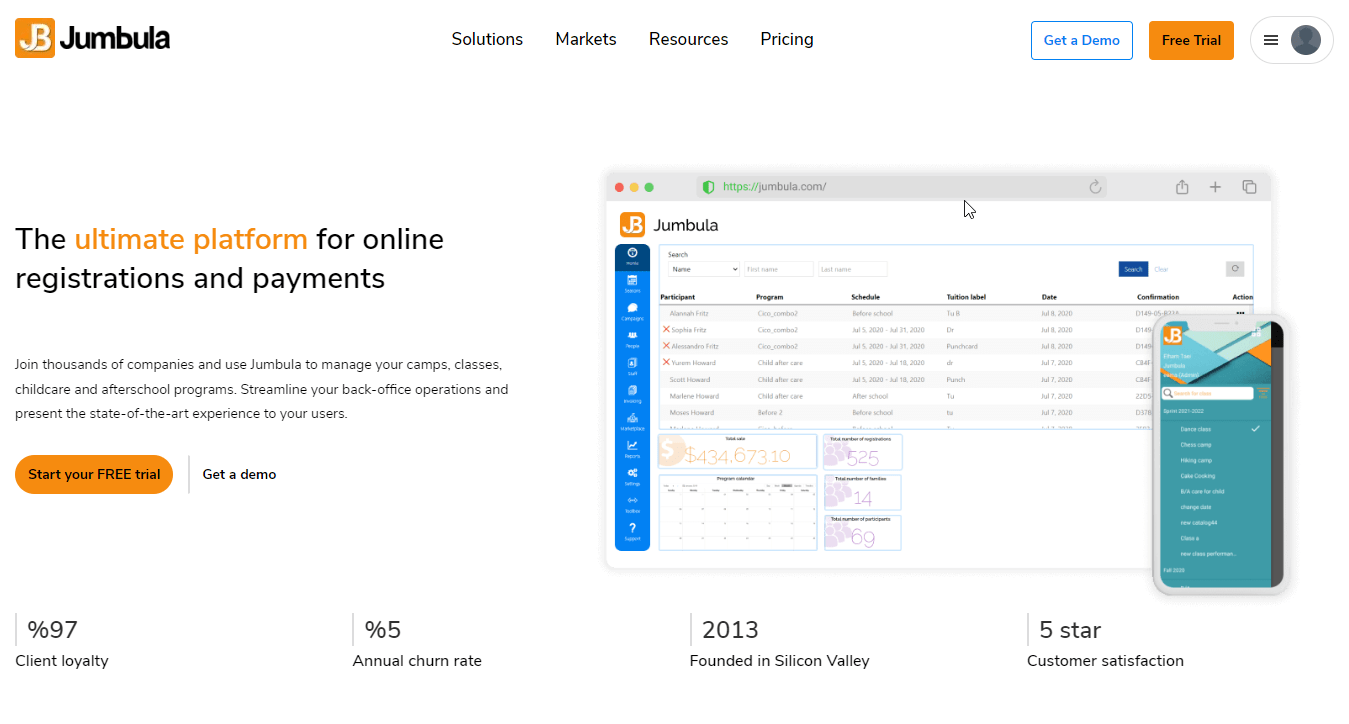10 Best Childcare Management Software [2023] - Jumbula Blog